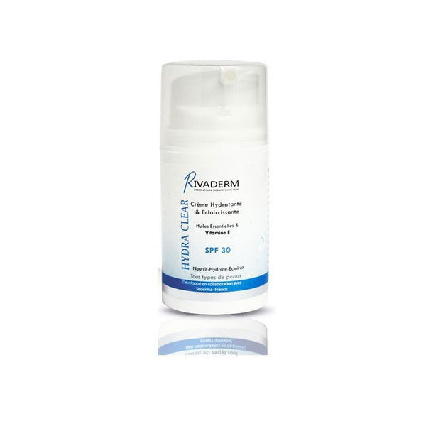 HYDRA CLEAR CREME HYDRATANTE RIVADERM SPF30 50ML - LikEnti